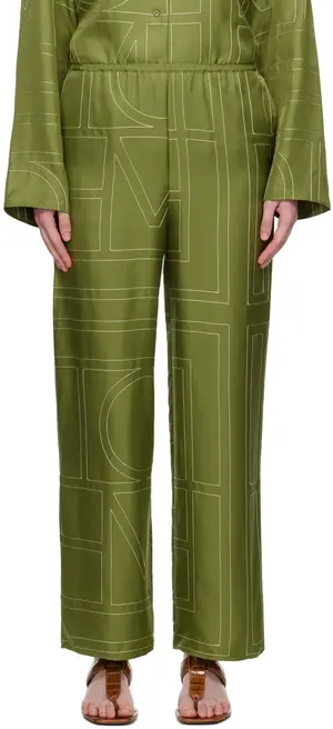 TOTEME TOTEME Monogram Lounge Pants - 191 Laurel