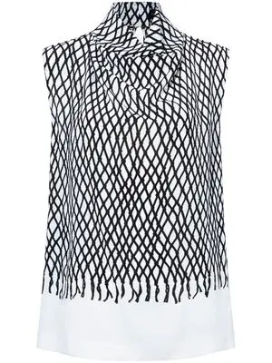 Proenza Schouler Abstract-pattern Top