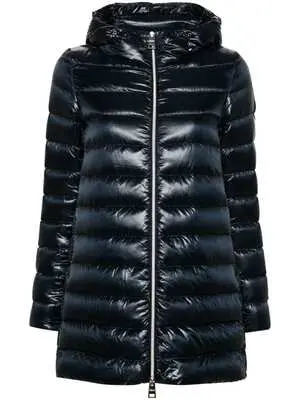 Herno Hooded Puffer Coat - Blue