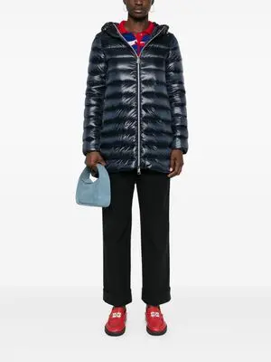 Herno Hooded Puffer Coat - Blue