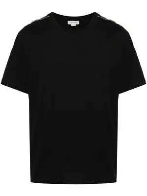 Alexander McQueen Logo-trim Cotton T-shirt