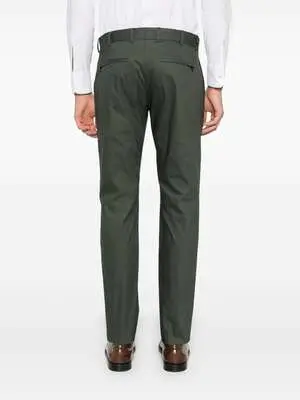 PT TORINO Mid-rise Tapered Chinos - Green