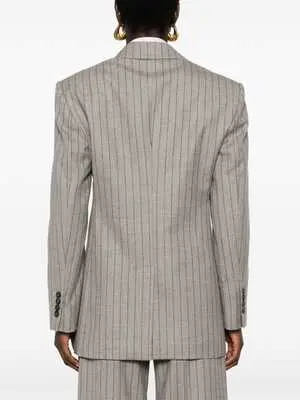 Brunello Cucinelli Striped Double-breasted Blazer