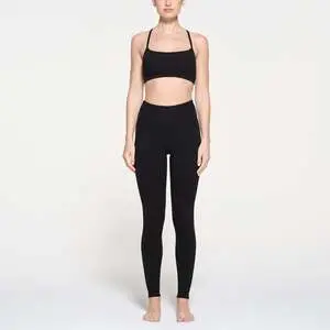 SKIMS High Waisted Banded Legging | Black | | Outdoor - Onyx