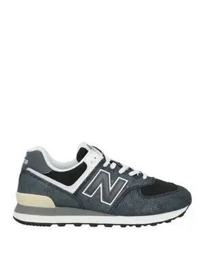 NEW BALANCE Leather And Textile Sneakers - Blue