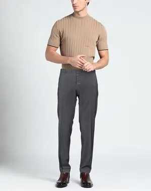 Incotex Virgin Wool Chino Pants - Grey