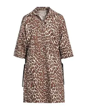 Tory Burch Mini Leopard-print Shirt Dress