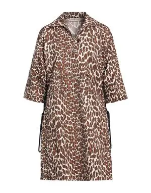 Tory Burch Mini Leopard-print Shirt Dress
