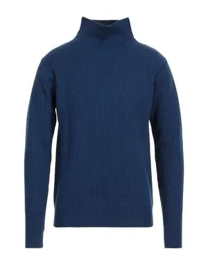 Barena Venezia Turtleneck Virgin Wool Top - Navy Blue