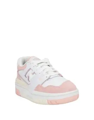 NEW BALANCE Leather Low-top Sneakers - White