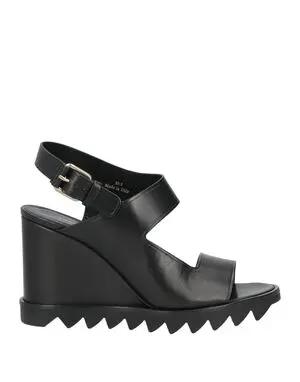 Tamara Mellon Calfskin Slingback Wedge Sandals