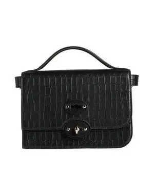 ZANELLATO Leather Handbag With Crocodile Print