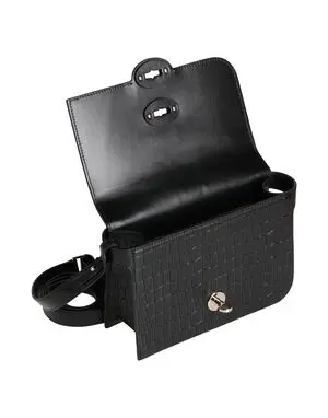 ZANELLATO Leather Handbag With Crocodile Print