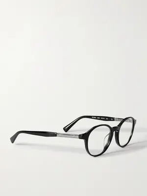 Brunello Cucinelli Round-frame Acetate Optical Glasses