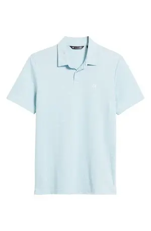 Travis Mathew Final State Geo Pattern Polo - Dream Blue