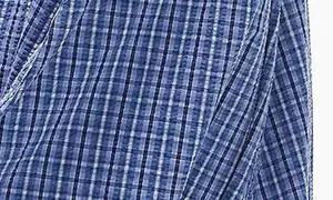 Topshop Plaid Smocked Strapless Maxi Dress