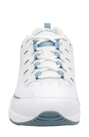 Easy Spirit Romy Sneaker - White/blue Leather