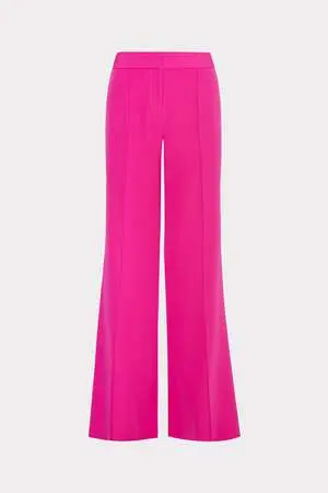 MILLY Nash Cady Pants - Fuchsia