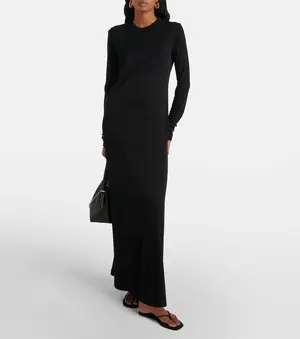 TOTEME Jersey Maxi Dress - Black