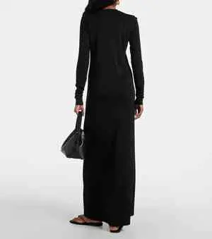 TOTEME Jersey Maxi Dress - Black