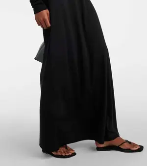 TOTEME Jersey Maxi Dress - Black