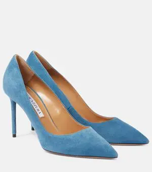 AQUAZZURA Purist Suede Pumps