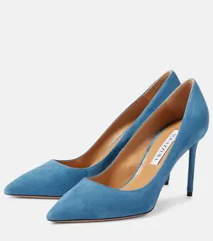 AQUAZZURA Purist Suede Pumps