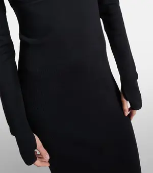 SIR. Helena Ribbed-knit Maxi Dress