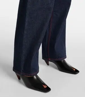 Alaïa 55 Leather Mules