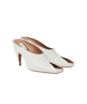AZZEDINE ALAIA Spike Leather Mules