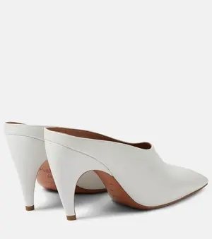 AZZEDINE ALAIA Spike Leather Mules