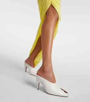 AZZEDINE ALAIA Spike Leather Mules
