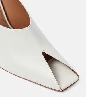 AZZEDINE ALAIA Spike Leather Mules