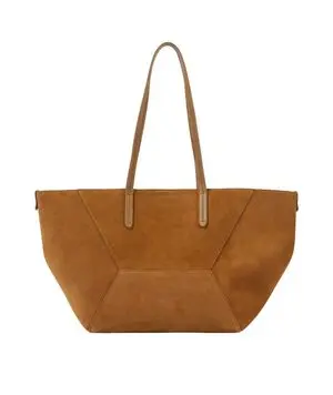 Brunello Cucinelli Large Suede Tote Bag