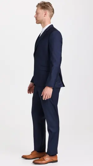Paul Smith Tailored Fit 2 Button Suit - Dark Navy