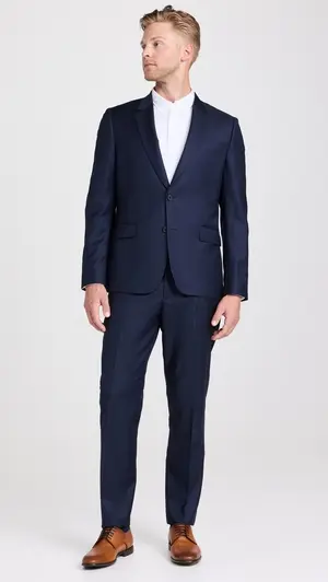 Paul Smith Tailored Fit 2 Button Suit - Dark Navy