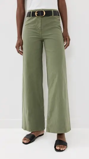 NILI LOTAN Megan Twill Pants - Camo