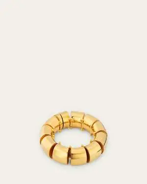 Alaïa Goldtone Coil Bracelet