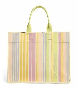 Zimmermann Striped Jacquard Tote Bag
