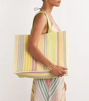 Zimmermann Striped Jacquard Tote Bag