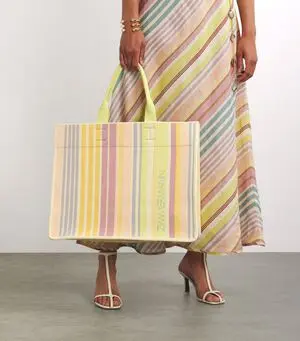 Zimmermann Striped Jacquard Tote Bag