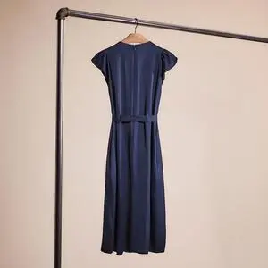 COACH Restored Sleeveless Pleated Dress