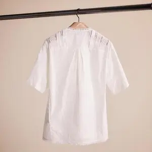 COACH Restored Broderie Anglaise Top