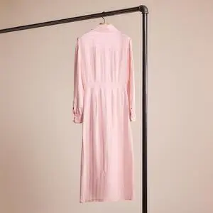 COACH Restored Long Striped Viscose Dress