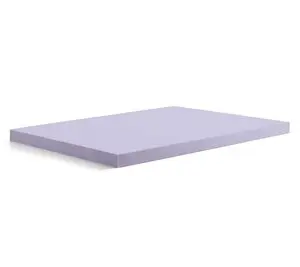 LUCID 4' Lavender And Gel Memory Foam Mattress Opper Twin - One-color