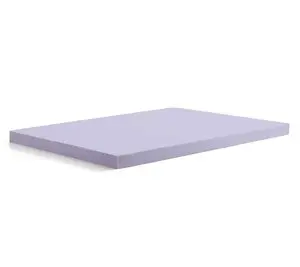 LUCID 4' Lavender And Gel Memory Foam Mattress Opper King - One-color
