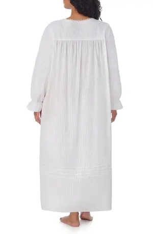 Eileen West Long Sleeve Cotton Ballet Nightgown