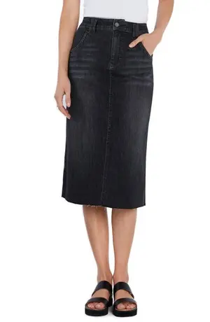 Wash Lab Denim Faded Bottoms For Women