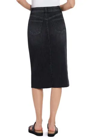 WASH LAB DENIM Adore Midi Skirt