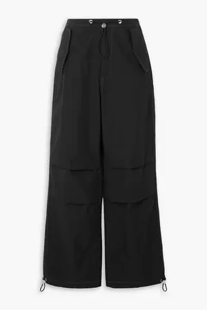 DION LEE Toggle Parachute Cottonblend Gabardine Straightleg Cargo Pants